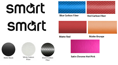 Smart Car Fortwo Inside Door Handle Decal Set, Many Colors | eBay