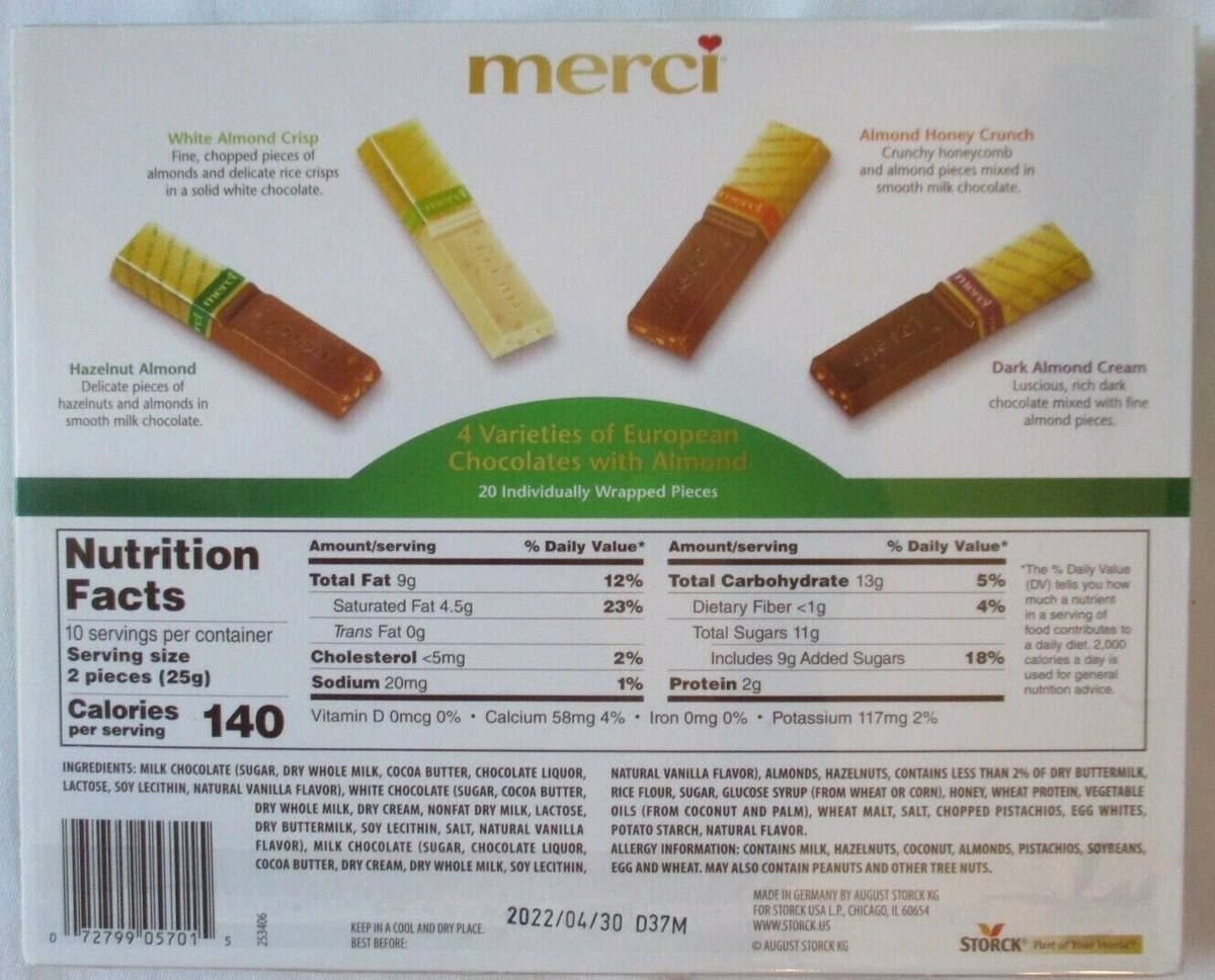 Merci Chocolate Flavors