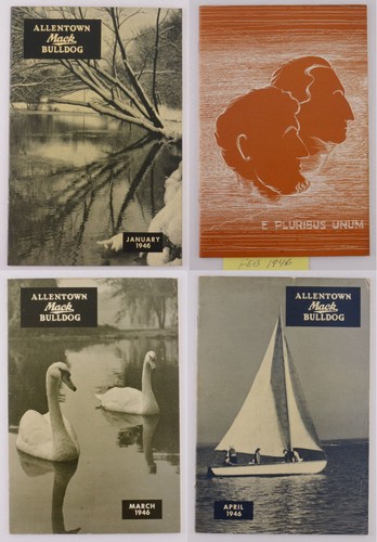 Allentown Mack Bulldog Magazine 4 Monthly Issues 1946 | eBay