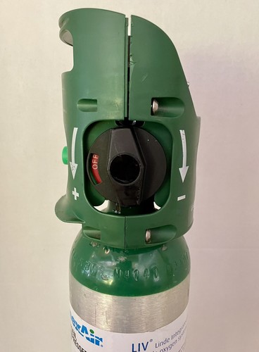 Medical Oxygen Cylinder Size E W/Linde Integrated Valve UN 1072 Empty ...