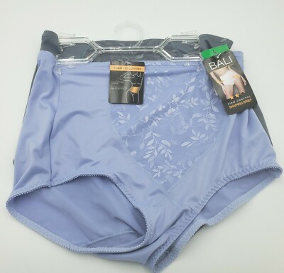 Bali Women's Shaping Brief Firm Control Tummy Panel DFX710 Large 2-Pair ...