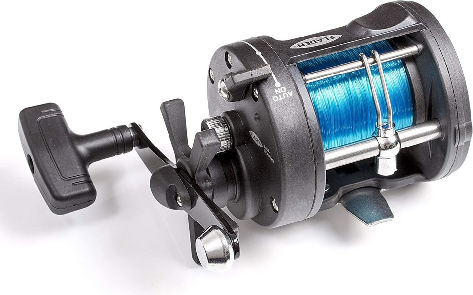 2 X FLADEN FISHING BOAT RODS + REELS MULTIPLIER SET 6 FT FISSION BOAT ...