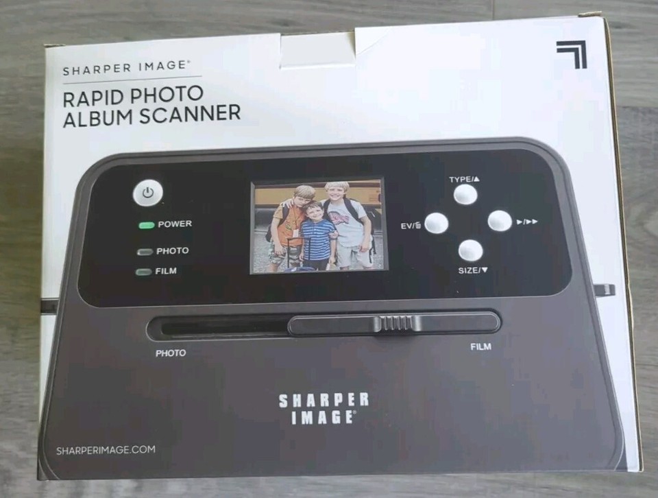 Sharper Image Rapid Photo Album Scanner - New | eBay
