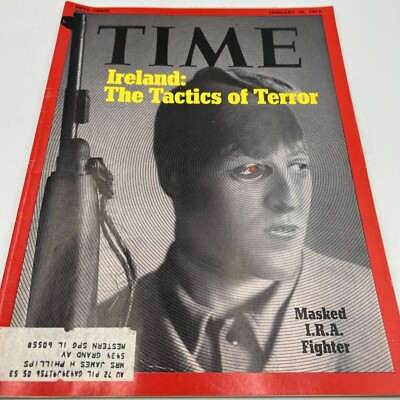 Time Magazine January 10, 1972 Ireland: The Tactics Of Terror | eBay