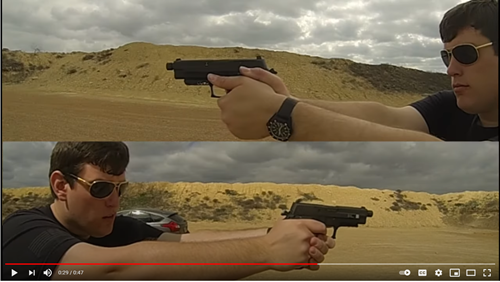 RH Thumb Rest Pistol Recoil Control G3 Speed Ledge Alum NOT 3D PRINT | eBay