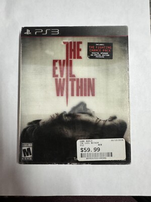 Evil Within (PS3) Complete w/ Manual, Inserts, and Lenticular Slipcover ...