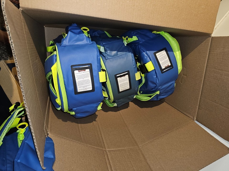 StatPacks G3 Quicklook EMS AED Medic Backpack Bag Blue *FREE SHIPPING* | eBay