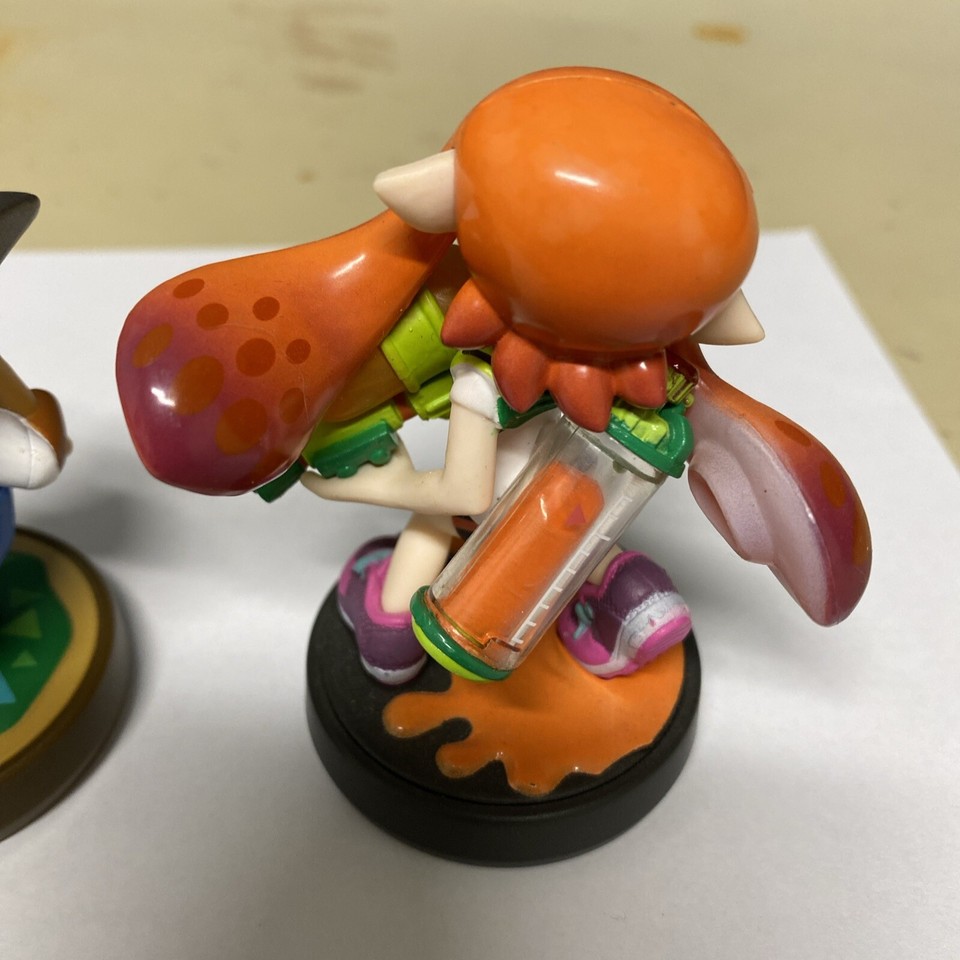 Nintendo Amiibo Orange Inkling Girl Figure Splatoon Series | eBay