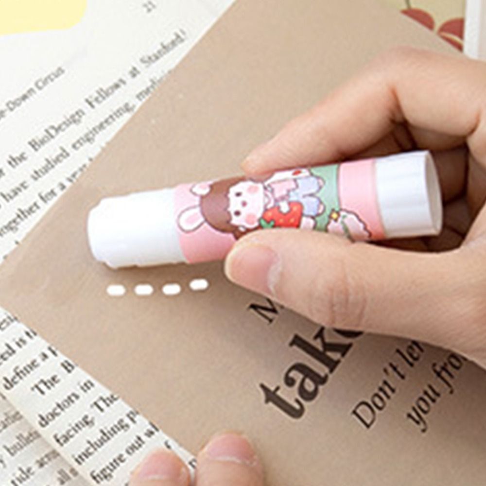 PVA Student Stationery Glue Stick Cartoon Adhesives Glue Stick 9g Solid ...