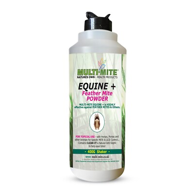 MULTI MITE® 400g Equine + Feather Mite Powder - Horses, Pony, Lice ...