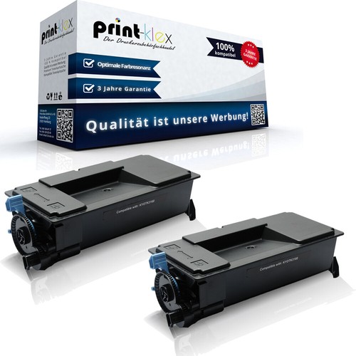 2x Druckertoner kompatibel für Kyocera TK-3160 Ecosys P 3045dn 3050dn ...