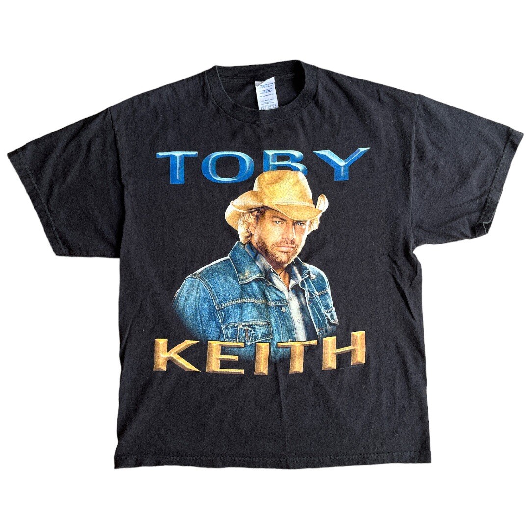 Vintage Toby Keith T Shirt Men Large Black Good Once Tour 2005 Made In ...