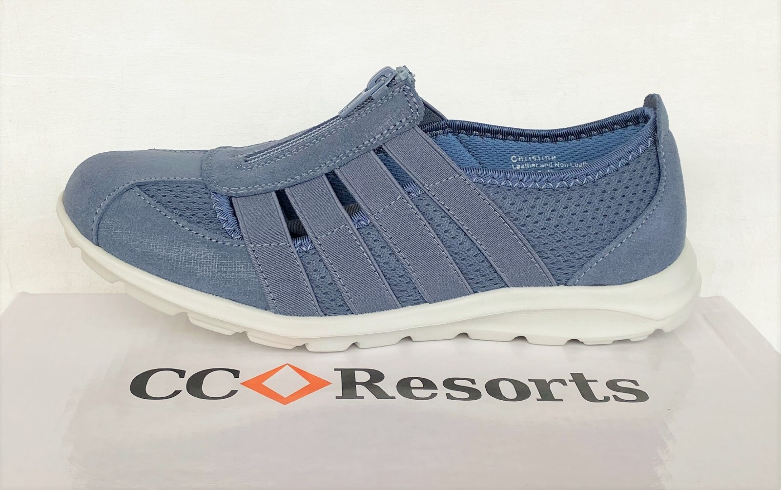 CC Resorts Shoes Cloud Comfort Christine zip up Sneaker Walking Shoe ...