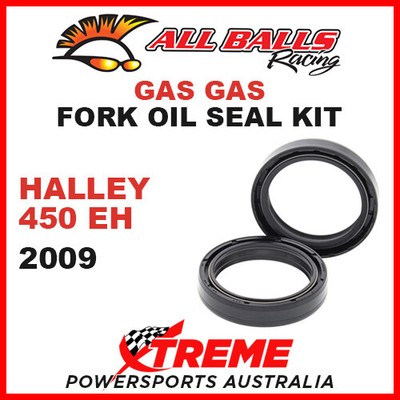 All Balls 55-135 Gas Gas Halley 450 EH 2009 Fork Oil Seal Kit 45x58x11 ...