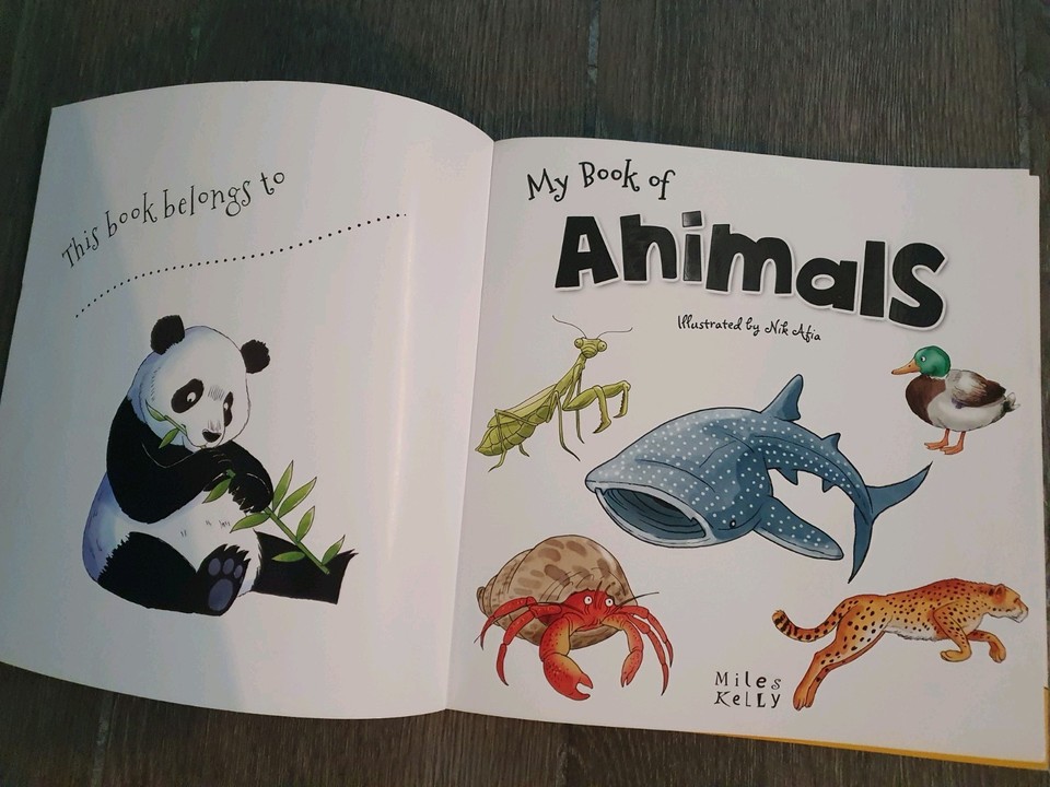 My Book of Animals by Miles Kelly Publishing Illustrated By Nik Afia ...
