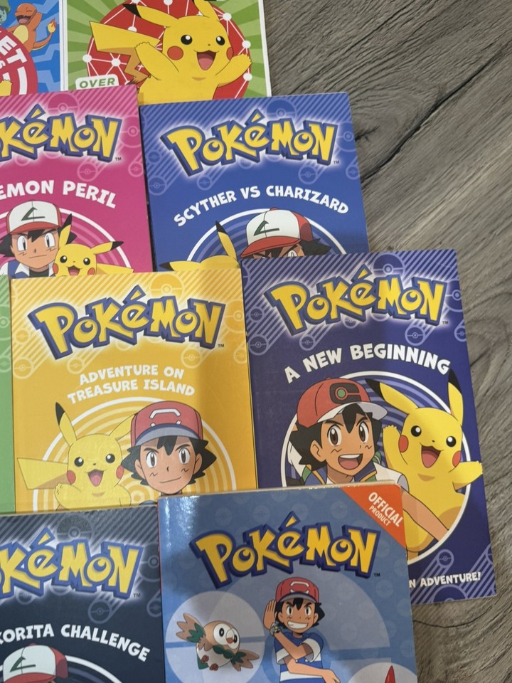 Pokémon Books Bundle X 16 Various Paper Back - Official Pokémon ...