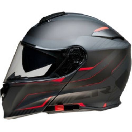 Z1R Solaris Scythe Motorcycle Street Riding Helmet *XL* Black/Red | eBay