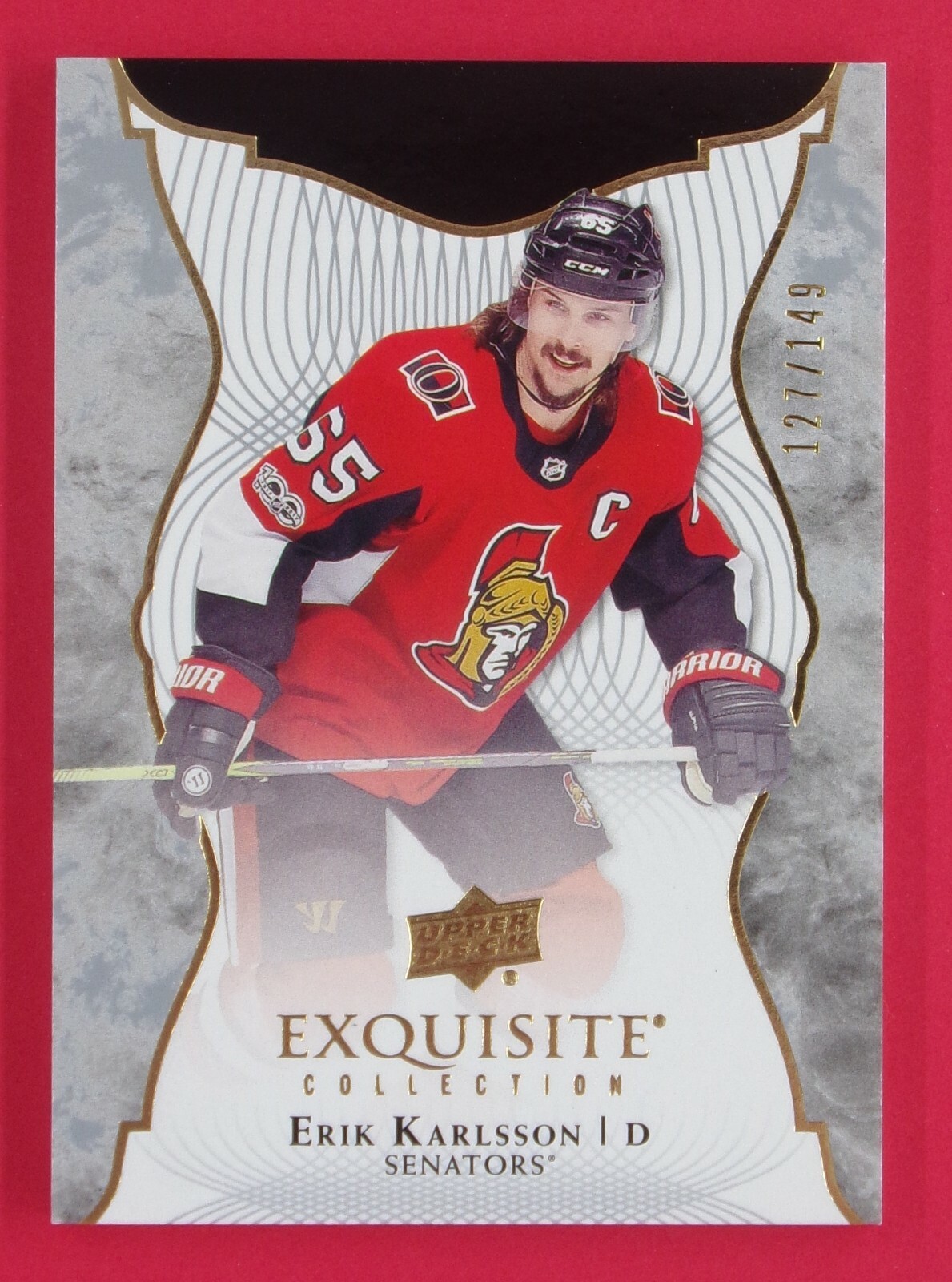 2017-18 Exquisite Collection Erik Karlsson #12 Ottawa Senators | eBay