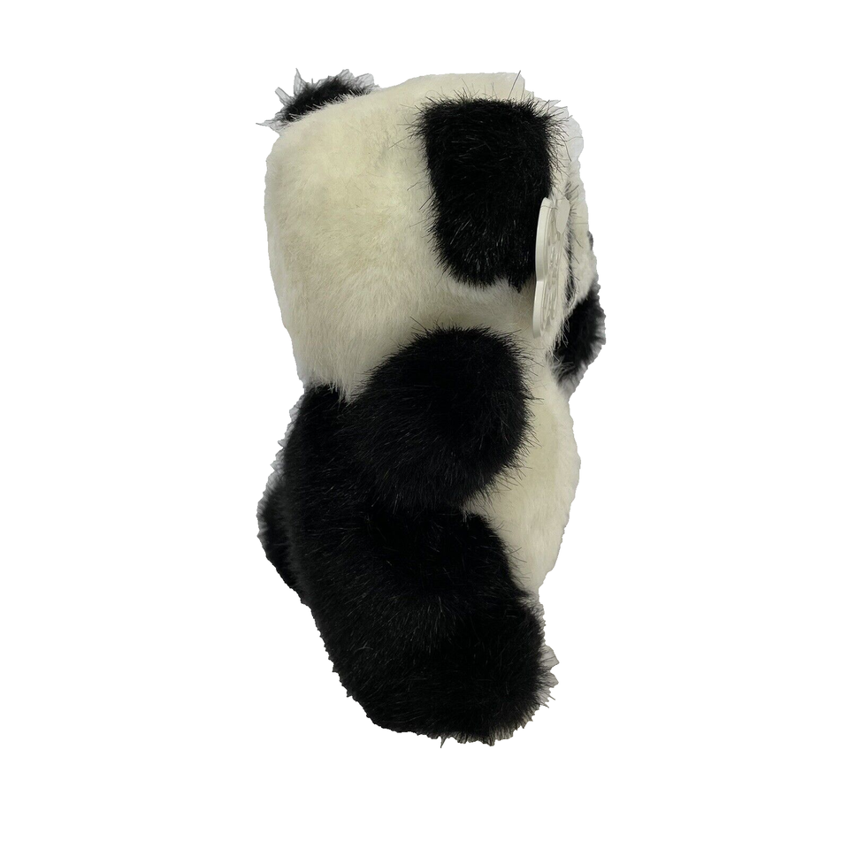 Russ Berrie Panda Ping Plush Stuffed Animal 7in Soft Toy New Black and ...