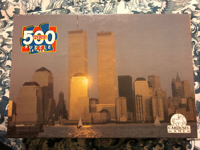 Carousel Games World Trade Center 500 Piece Jigsaw Puzzle Twin Towers ...