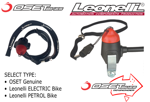 OSET Genuine Bike Lanyard + Leonelli Petrol & OSET - Safety Kill ...