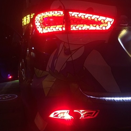 2x Rear Tail Light Cover Stickers Tail-lamp Decals Trim Accessories For ...