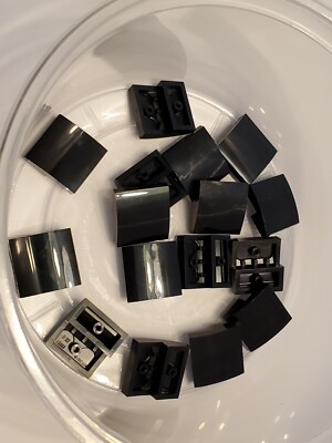 NEW LEGO Black 2x2 Curved Slopes 15068 plate w bow 2x2x2/3 - Lot of 4 ...