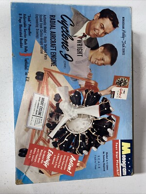 MONOGRAM 1/12 Wright Cyclone 9 Radial Aircraft Engine 1959 Very Rare | eBay