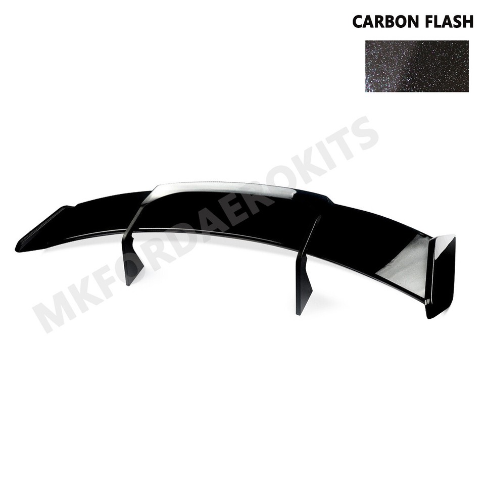 CARBON FLASH REAR BLADE SPOILER HIGHKICK BIG WING For Audi R8 V8 V10 ...