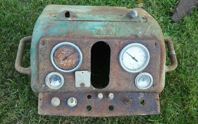 Tractor Oliver 1850 Instrument Panel Cluster Grab Handles Steering ...