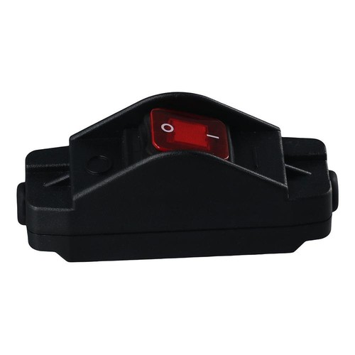 Red LED Lighted Inline Cord Switch in line Power Switch Electric ...