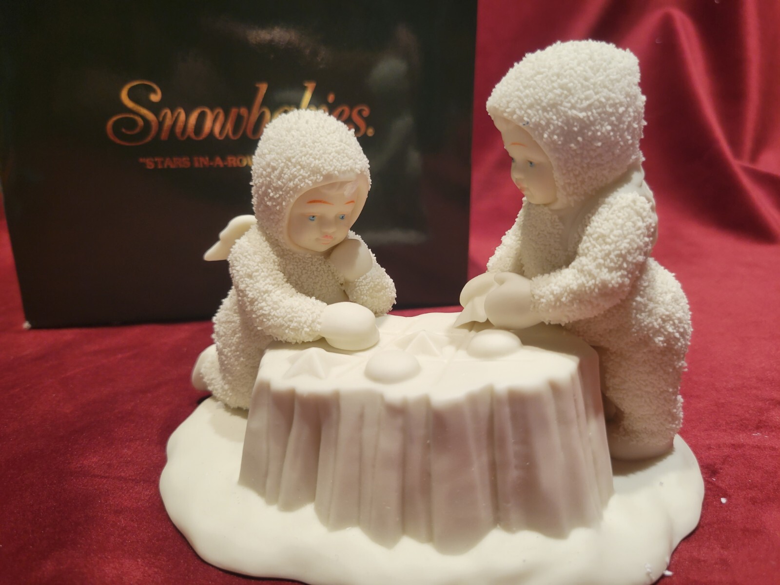 Snowbabies "Stars In-A-Row, Tic-Tac- Toe". Dept. 56. Retired. | eBay