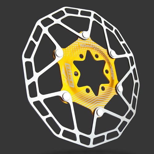 CNC Engraved 80g Disc Brake Rotor 160mm 6Bolt for Road and Mountain ...