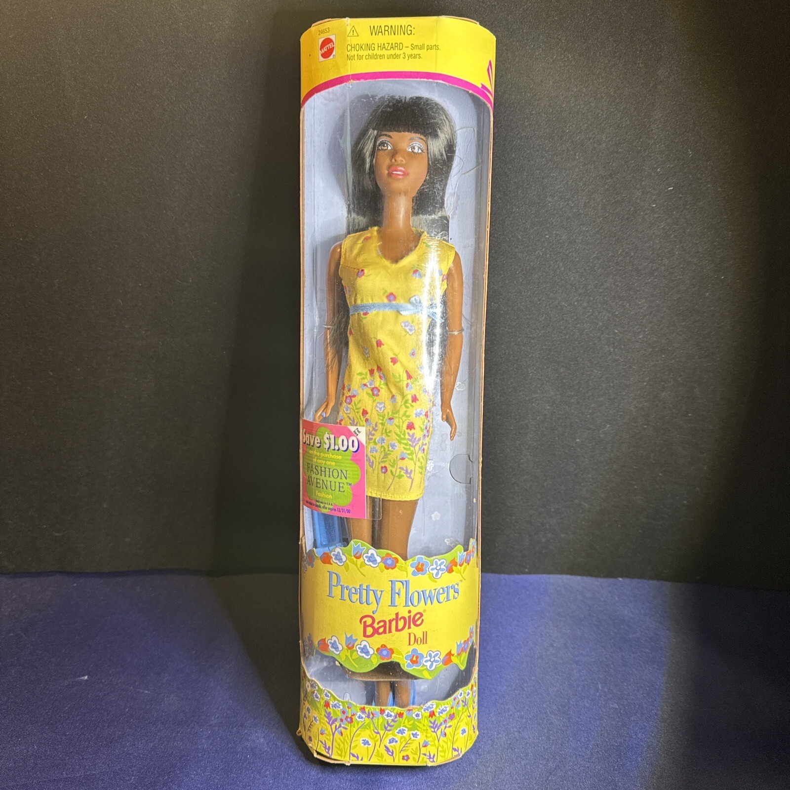 Barbie Pretty Flowers Barbie Doll 1999 African American NOS Vintage ...