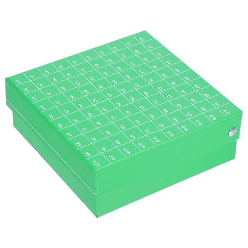Cardboard Freezer Lab Box With Lid 100-Well Microtube Storage Box For ...