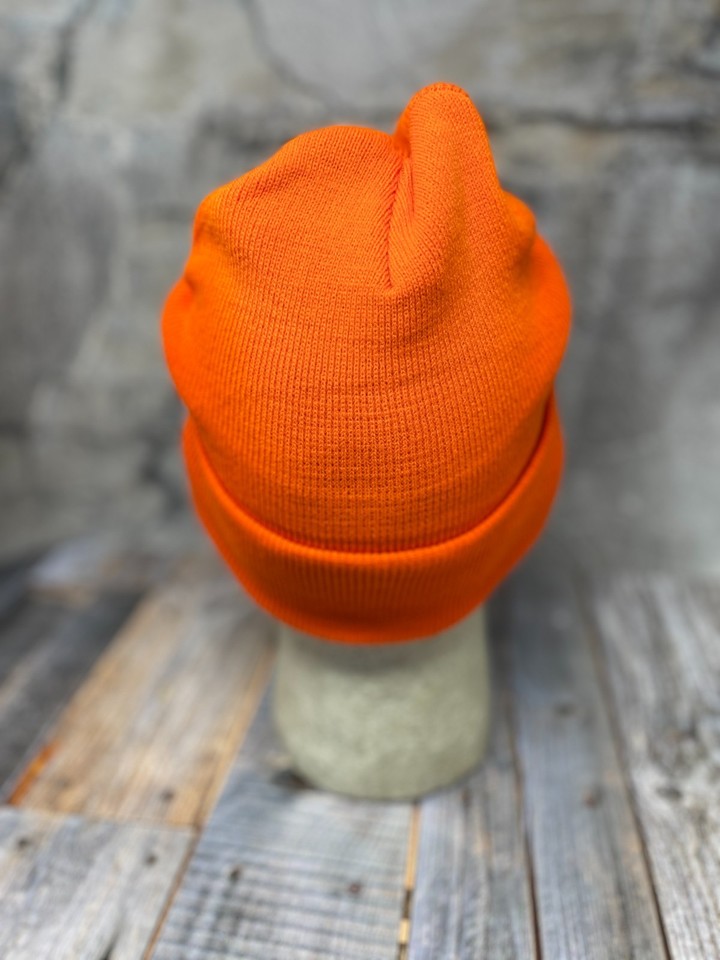 High Visibabilty Visor Orange Military Hunter Hat Stocking Cap Hunting ...