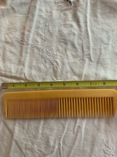 Vintage Antique Large Celluloid Comb 8 1/2” X 2” | eBay