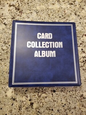 ⚾NICE! Blue Baseball Card Collection Album👍 Includes 70 9-Pocket Card ...