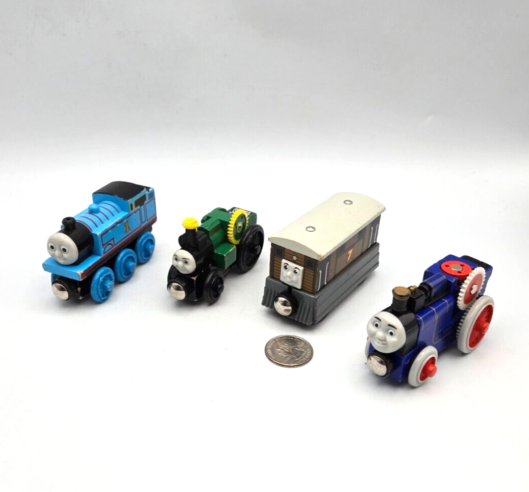 Thomas & Friends Wooden Railway Train Tank Engine - Toby Trevor Fergus ...