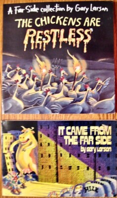THREE GARY LARSON "THE FAR SIDE" BOOKS AND CALENDAR | eBay