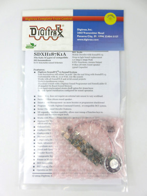 Digitrax SDXH187K1A HO Scale Sound Decoder Fits Kato AC4400 Diesel ...