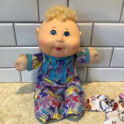 Cabbage Patch Kids Doll Blue Eyes 2015 13”. Xavier Roberts Stamp On ...