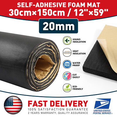 Foam Padding Sheets with Adhesive Backing - Self Stick Neoprene ...