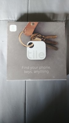 TILE T1003 BLUETOOTH SMART TRACKER - WHITE | eBay