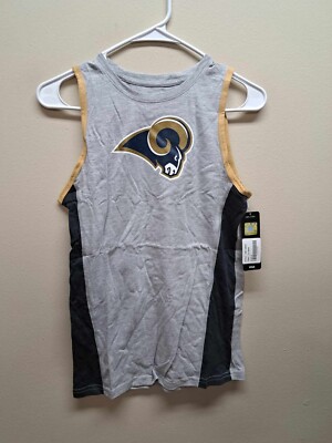 NWT Nike Los Angeles Rams Football Medium 10/12 Tank Top SHIPS ...