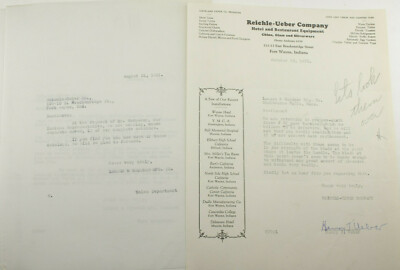 1931 Lamson Goodnow Reichle Ueber Co Fort Wayne IN China Glass Ephemera ...