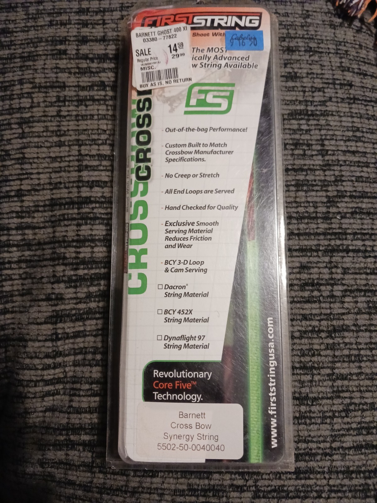 First String Barnett crossbow synergy String 5502-50-0040040 | eBay