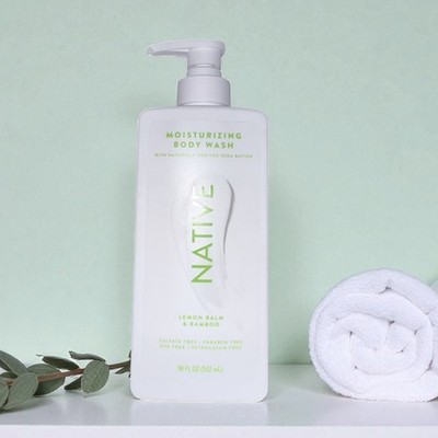 Native Moisturizing Body Wash Lemon Balm & Bamboo 18 fl oz | eBay