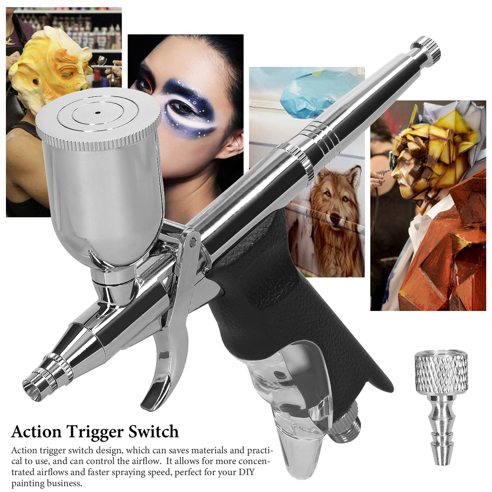Multi-purpose Professional 0.3mm Airbrush for Car Model Making DIY ...