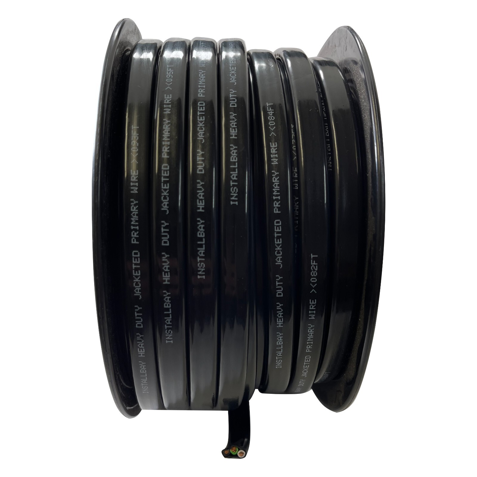 100 FT Trailer Wire 8 - 16 AWG Black Jacket & Non Jacket Duplex Triplex ...